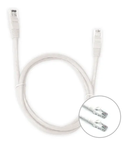 Cable de red Cat6 de 1,5 m, blanco, cable Plus de 1,5 metros | MercadoLibre Cable de red Cat6 de 1,5 m, blanco, cable Plus de 1,5 metros | MercadoLibre