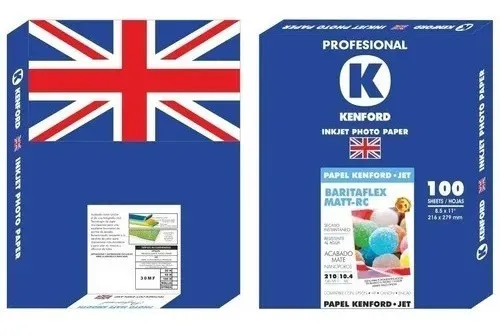 Papel Fotografico Kenford - Jet Barita Mate Carta 100h | Envío gratis Papel Fotografico Kenford - Jet Barita Mate Carta 100h | Envío gratis