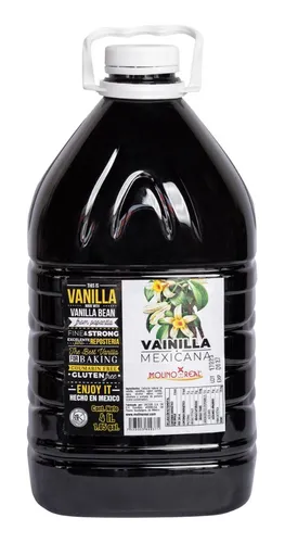 Vainilla Molino Real Saborizante Natural Garrafa 4 Litros | MercadoLibre