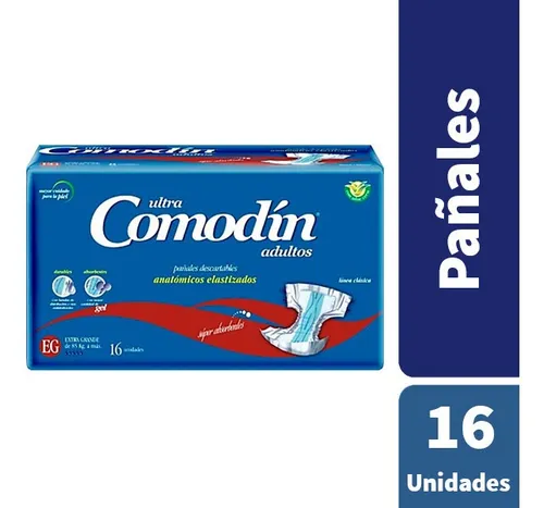 Pañales Comodin Anatomicos Elastizados Eg 160u Extra Grande