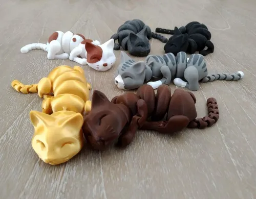 Gatos Articulados - Arquivo Stl Para Impressão 3d | MercadoLivre Gatos Articulados - Arquivo Stl Para Impressão 3d | MercadoLivre