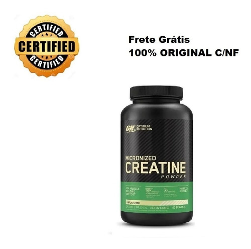 Creatina Micronizada Optimum Nutrition Monohidratada 300g