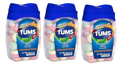 Tums Extra Surtido C/48 Tab Pack C/3 Pzs | Envío gratis