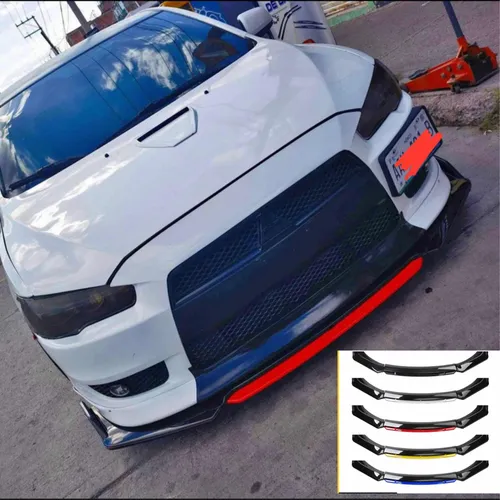 Lip Delantero Lancer Plástico Negro Gloss Meses Sin Intereses