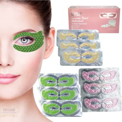 Pack 10 Mascarillas Parches Ojera Ácido Hialurónico Surtidos Cuotas