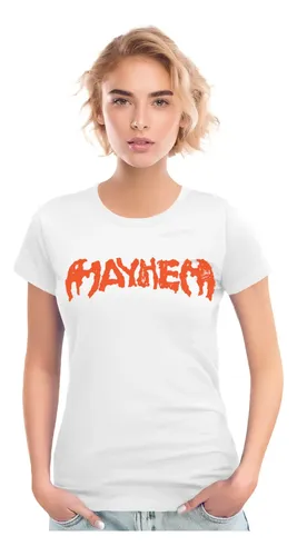 Playera Lady Gaga Mayhem Single Orange Print Para Mujer | Meses sin interés