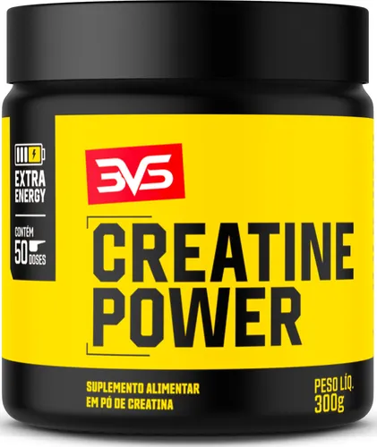 Creatina Monohidratada Power Extra Energy 3vs Nutrition 300g