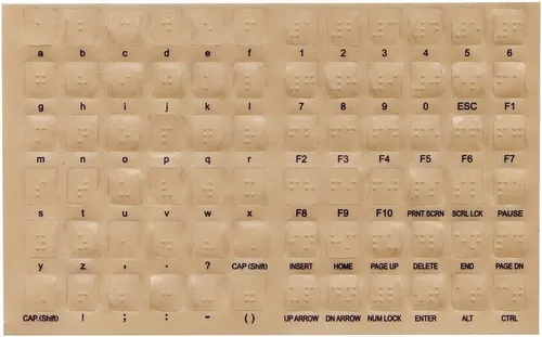 Datacal Braille Pegatinas Para Teclado Para Ciegos Y Perso Envío Gratis