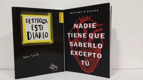 Libros: Nadie Tiene Que Saberlo Excepto Tu + Destroza Este D | MercadoLibre Libros: Nadie Tiene Que Saberlo Excepto Tu + Destroza Este D | MercadoLibre