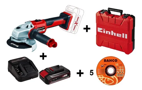 Kit Esmeril Angular Inalámbrico Einhell Axxio Kit Esmeril Angular Inalámbrico Einhell Axxio