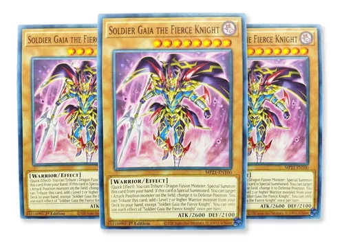 Yugi-oh! Soldier Gaia The Fierce Knight Mp21-en100 Comun