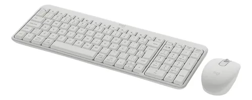 Kit Teclado E Mouse Sem Fio Logitech Mk250 Branco | Frete grátis