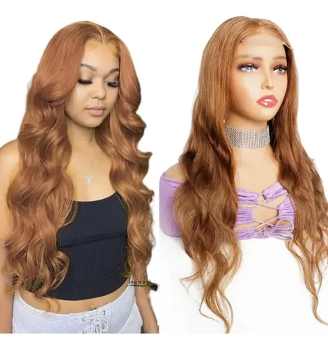 Lace Front Hd 100% Cabelo Humano Ondulada Cobre Ruiva 60cm - Ruiva ...