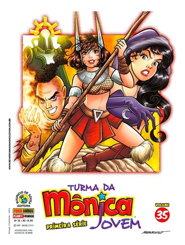 Turma Da Mônica Jovem Primeira Série Volume 35 Edições 77 78 E 79