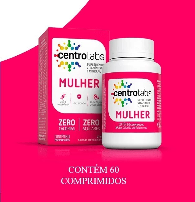 Centrotabs Mulher 60comp Suplemento Vitamínico Mineral | Parcelamento ... Centrotabs Mulher 60comp Suplemento Vitamínico Mineral | Parcelamento ...