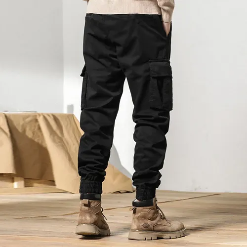 Pantalón Jogger Bolsas Cargo Casual Cómodo Gabardina J1kbyz | MercadoLibre