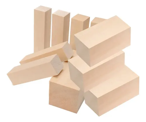 10 Bloques Madera De Tilo Para Tallar, Suaves Y Uniformes | MercadoLibre
