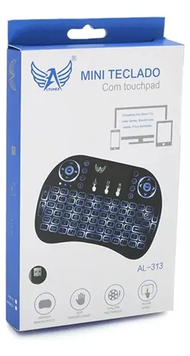 Mini Teclado Iluminado Sem Fio Touchpad Altomex Al-313 | MercadoLivre Mini Teclado Iluminado Sem Fio Touchpad Altomex Al-313 | MercadoLivre