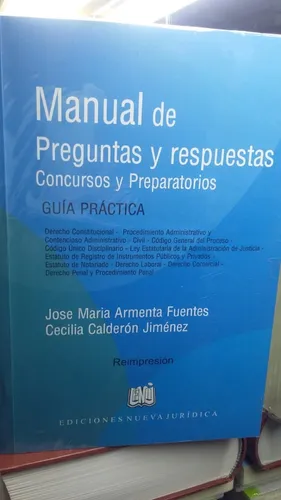 Manual De Preguntas Y Respuestas Concursos Y Preparatorios | MercadoLibre Manual De Preguntas Y Respuestas Concursos Y Preparatorios | MercadoLibre