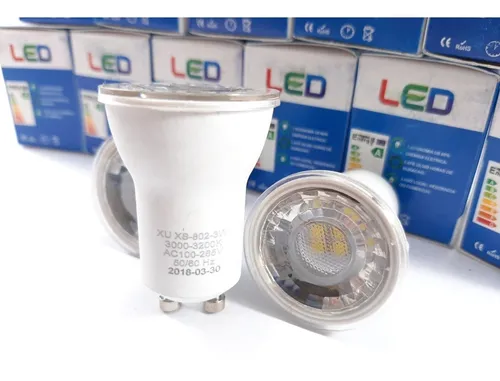 Kit 12 Lâmpada Mini Dicrócia Led 4w Gu10 Mr11 Quente Parcelamento Sem