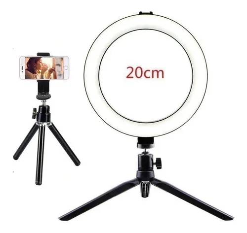Anillo O Aro De Luz Led 20 Cm Con Tripode De Mesa | Cuotas sin interés Anillo O Aro De Luz Led 20 Cm Con Tripode De Mesa | Cuotas sin interés