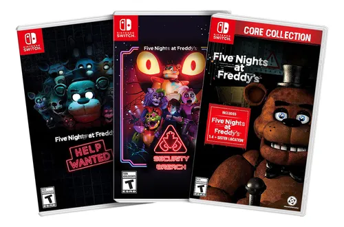 Fnaf Security Breach + Help Wanted + Core Collection Switch