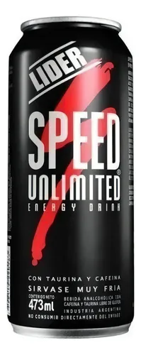 Speed Energizante Unlimited Lata 473ml. Speed Energizante Unlimited Lata 473ml.