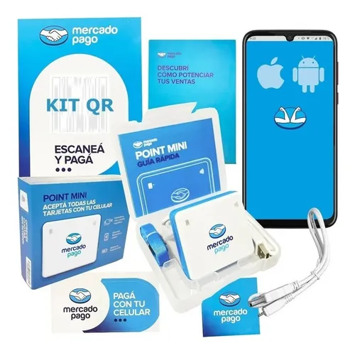 Point Mini + Kit Qr Oficial Mercado Pago Cobros Tarjetas Nfc Point Mini + Kit Qr Oficial Mercado Pago Cobros Tarjetas Nfc