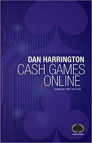 Cash Games Online, de Dan Harrington. Editorial Raise, tapa mole en português | Frete grátis