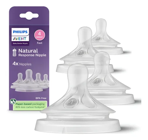 Botellas Avent Natural Response Fast Flow, Paquete De 4 | Cuotas sin ...