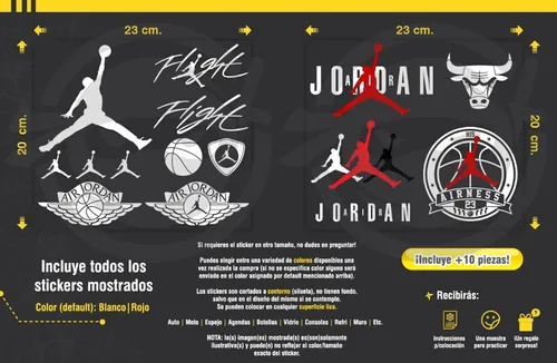 Vinil Sticker Calcomanía Auto Air Jordan Meses Sin Intereses