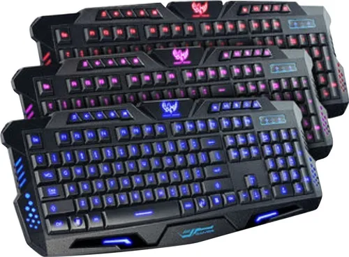 Teclado Gamer Pc Usb Retroiluminado Mecanico Tricolor M200 Teclado Gamer Pc Usb Retroiluminado Mecanico Tricolor M200