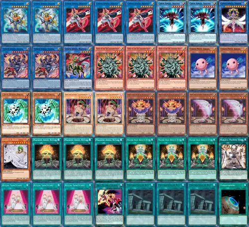 Deck Cyber Angel 40 Cartas Yu-gi-oh! Nuevo Y Original | Envío gratis