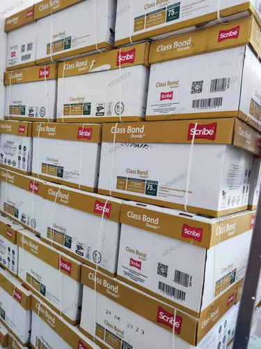 Caja De Hojas Tamaño Carta Scribe Class Bond 92 Blancura Meses Sin