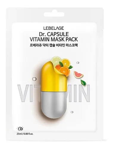 Mascarilla Coreana Dr Capsula Vitamina Revitazlizante 20pz Meses
