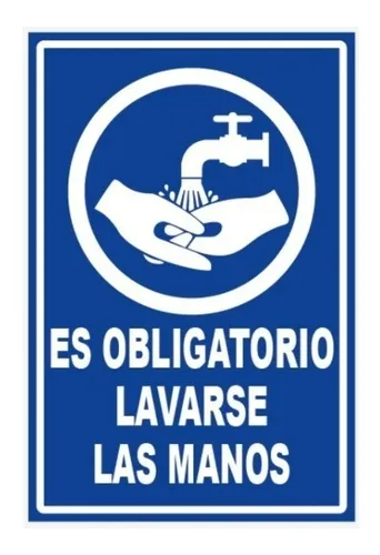 Señalética Letrero Lavado De Manos 20x30cm Adhesivo en venta en Maipú ... Señalética Letrero Lavado De Manos 20x30cm Adhesivo en venta en Maipú ...