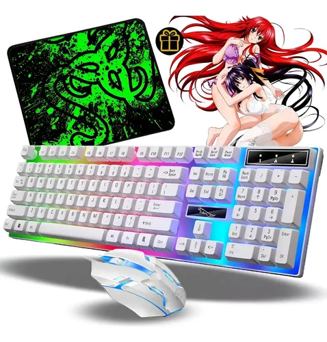 Kit Teclado Game Mouse Rgb Computadora Alfombrilla De Ratón | MercadoLibre