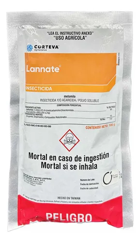 Lannate Insecticida Acaricida Metomilo Sobre 100 Gramos