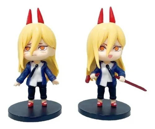 Set De 6 Figuras Chainsaw Man Chibi Denji Pochita Power En Venta En Naucalpan Estado De México