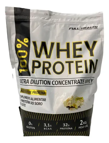 Whey Protein 2kg - Refil 100% Sabores - Imediato!! Sabor Doce De Leite ...