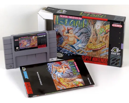 Super Adventure Island Super Nintendo Snes Completo Frete Grátis