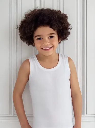 5 Regatas Infantil Juvenil Tam 0 Ao 16 Lisa 100% Algodão | Parcelamento ...