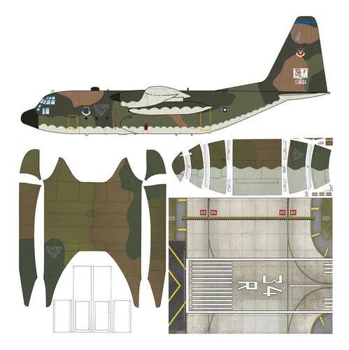 C-130 Hércules 1:33 (papercraft Imprimible - Leer Envío) | MercadoLibre