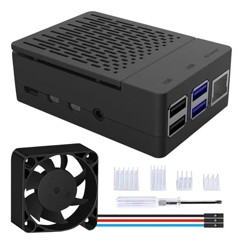 Geeekpi Funda Raspberry Pi 4, Carcasa Abs Raspberry Pi 4 Ven | Envío gratis Geeekpi Funda Raspberry Pi 4, Carcasa Abs Raspberry Pi 4 Ven | Envío gratis