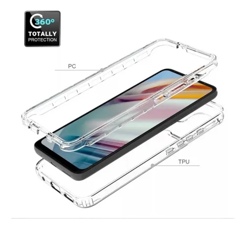 Funda Protector Uso Rudo Clear 360 Para Zte L220 Más 2 Micas Meses