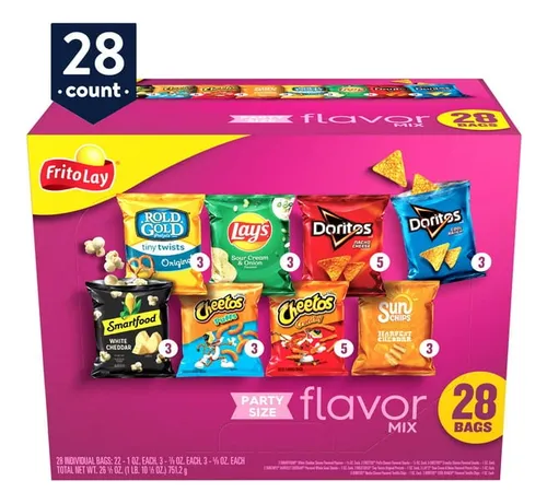 Papitas Americanas Frito Lay Paquete Variado 28 Piezas Meses Sin Intereses