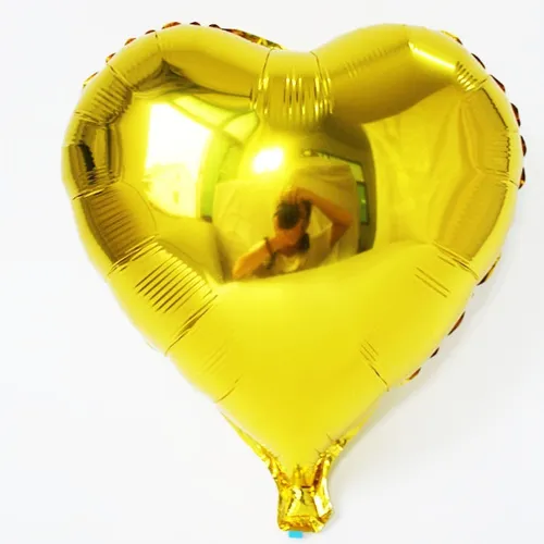Globo Corazon Metalizado 10 Pulgadas Pack X 5 Unidades Globo Corazon Metalizado 10 Pulgadas Pack X 5 Unidades