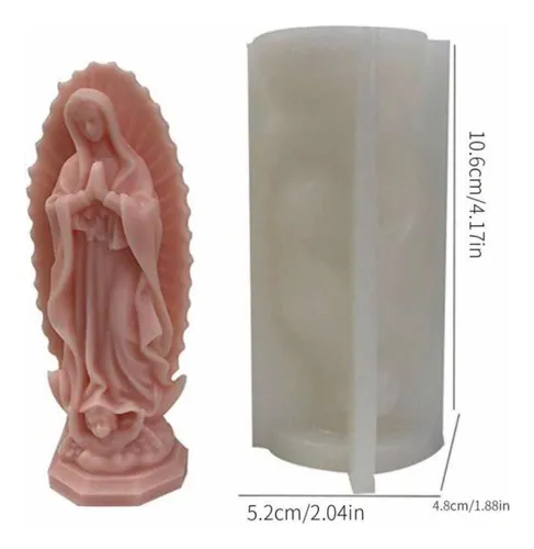 Molde Virgen De Guadalupe Para Velas Mercadolibre