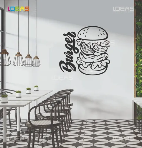 Vinilo Decorativo Hamburguesa Burger Comida Rápida Sticker | Cuotas sin ... Vinilo Decorativo Hamburguesa Burger Comida Rápida Sticker | Cuotas sin ...