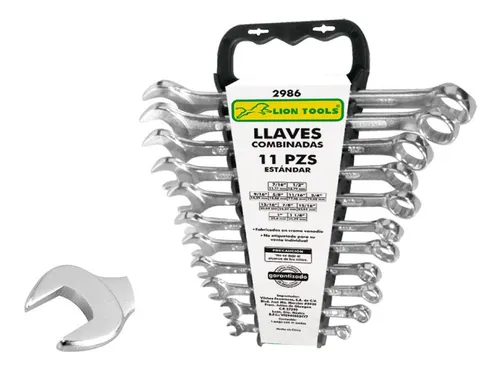 Juego De Llaves Combinadas Estandar 11 Pz | Envío gratis Juego De Llaves Combinadas Estandar 11 Pz | Envío gratis